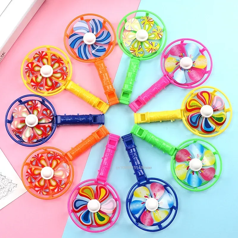 10PCS-Children-Toys-Plastic-Whistle-Windmill-Fan-Kids-Birthday-Party ...