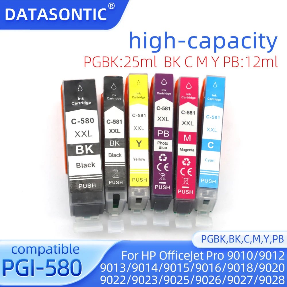 NEW-PGI-580-CLI-581L-Ink-cartridge-compatible-For-Canon-Pixma-TS8151 ...