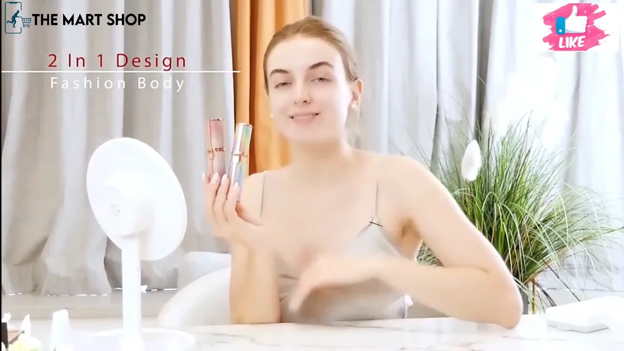 2 in 1 Flawless Blawless Hair Remover Machine touchup razor, Eyebrow Trimmer & Face Hair Removal ...