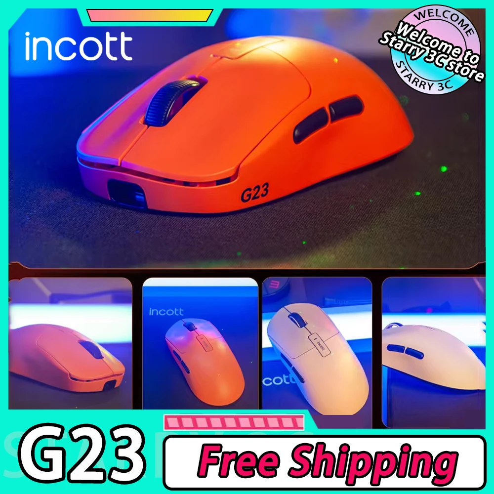 Incott-G23-Pro-Wireless-Mouse-Dual-Mode-8K-PAW3950-Sensor-Fast-Charge ...