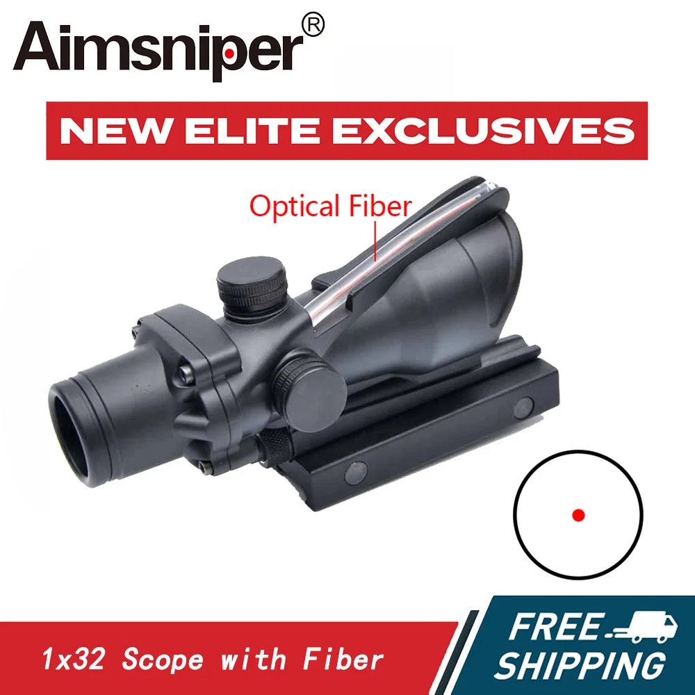 Aimsniper-Real-Fiber-Optic-Red-Dot-Sight-Tactical-Hunting-Optics ...