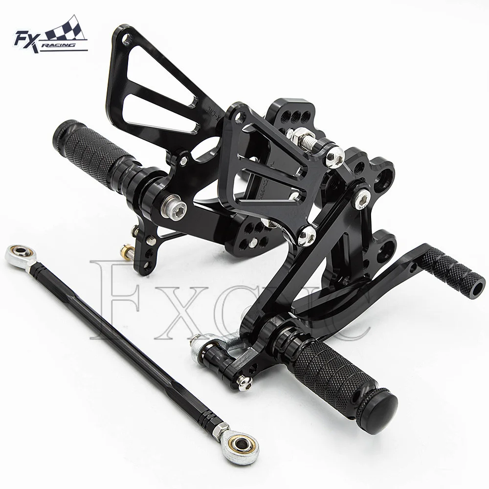 Motorcycle-Rear-Set-Rearset-Footpeg-Footrest-Pedal-For-Kawasaki-Ninja ...