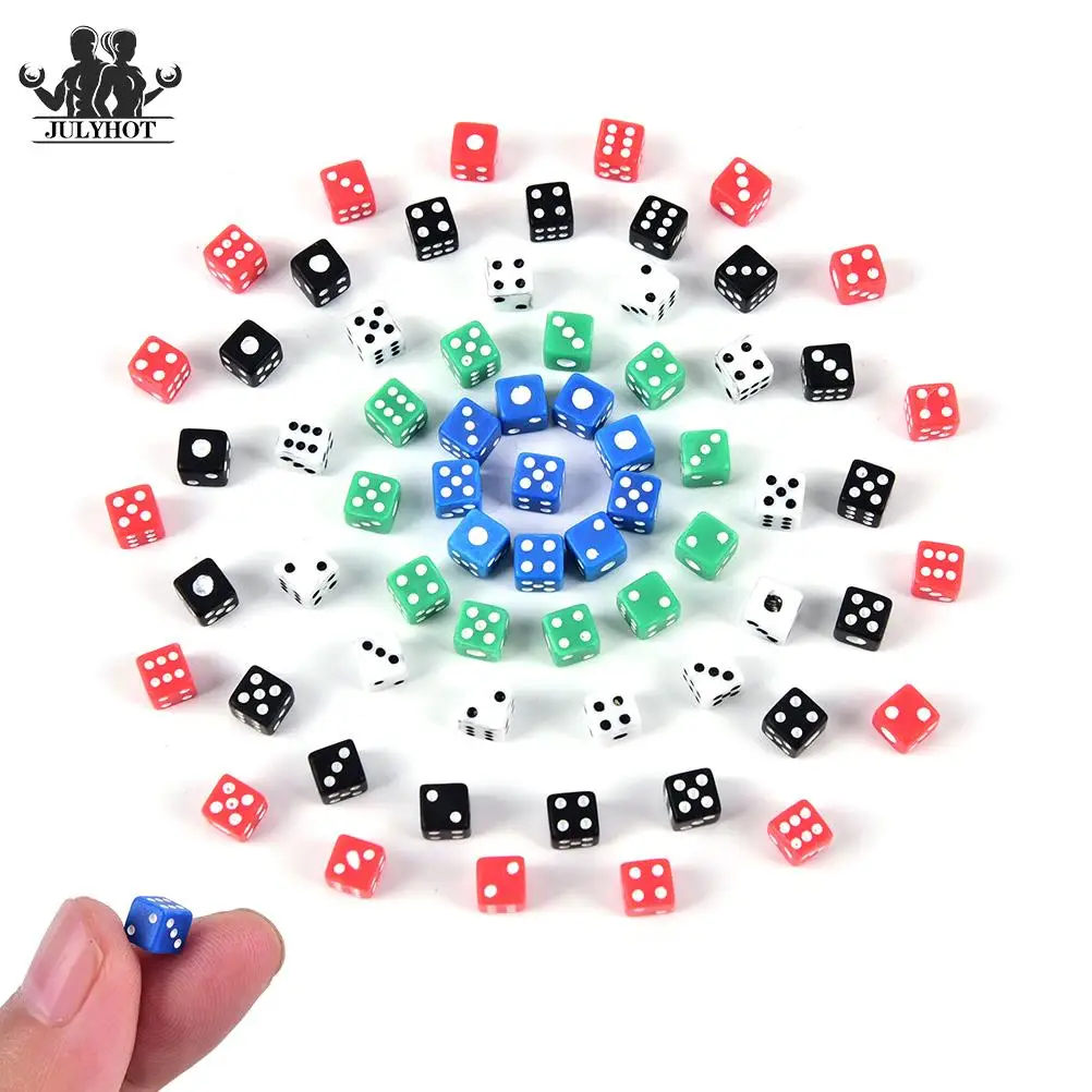 Good Quality 20 PCS D6 acrylic for Playing Game small dice New Standard ...