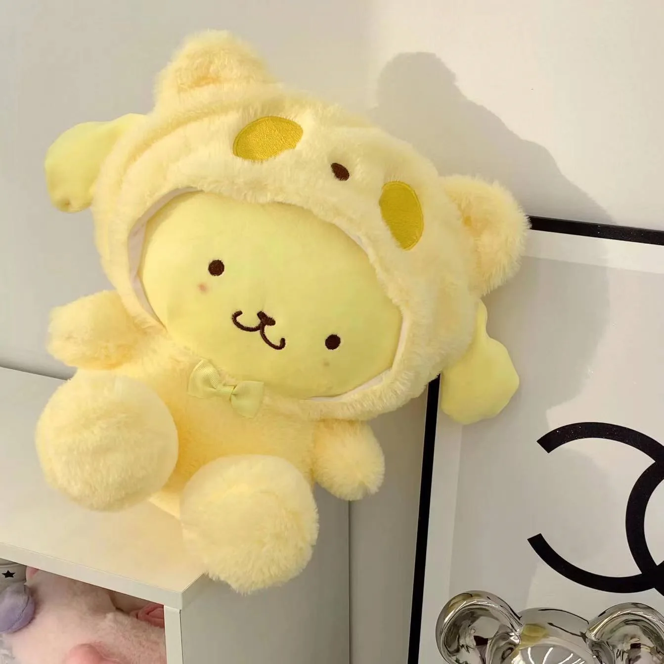 Transforming into a White Bear Cinnamoroll Doll Kuromi Pacha Dog Sanrio ...