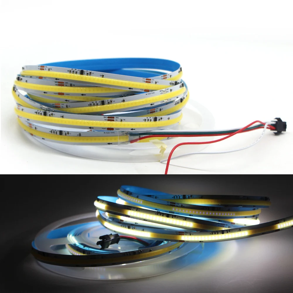 Tira de luces LED COB WS2811 para carreras de caballos, luz de agua ...