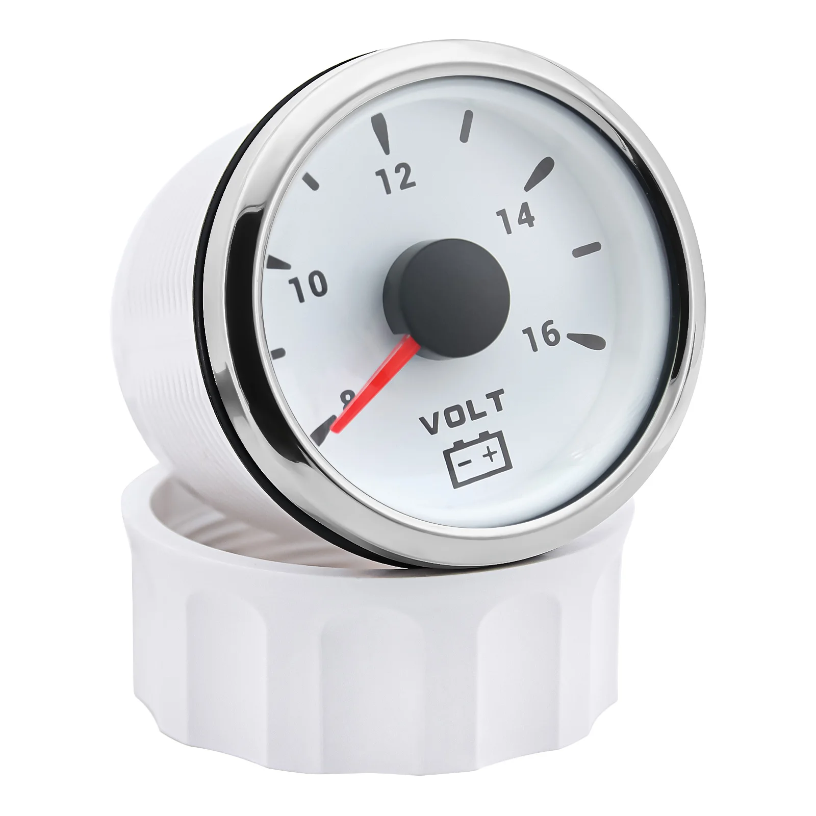 Marine Gauges Boat Voltmeter, Universal Marine Voltage Gauge IP67 ...