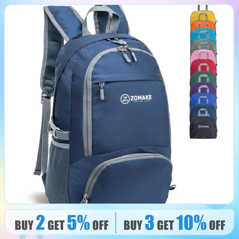 ZOMAKE-Big-Backpack-Lightweight-Hiking-Foldable-Backpack-35L-Water ...