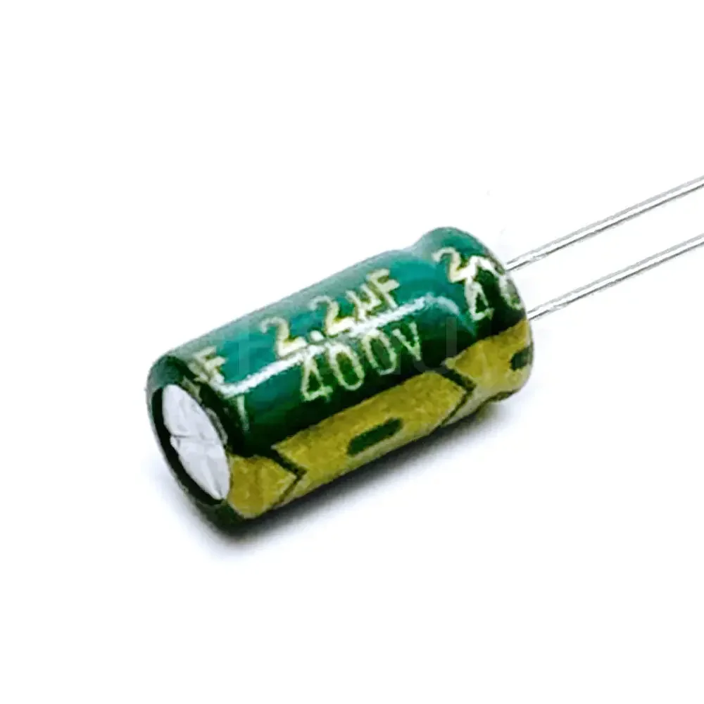 20PCS Higt Quality 400V2.2UF 6x12mm 2.2UF 400V 6*12 Electrolytic ...