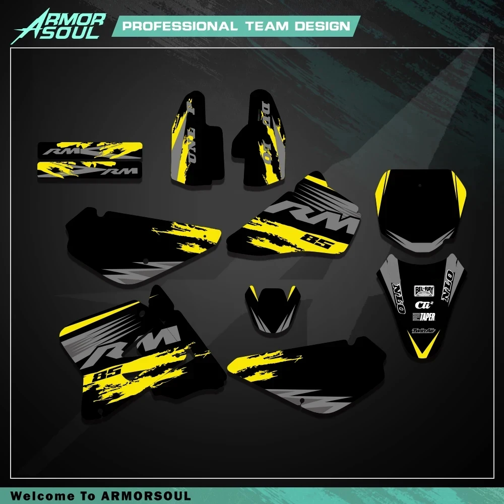 Armorsoul-For-Suzuki-85-RM-2018-2001-Stickers-Decals-Graphics-kits-For ...