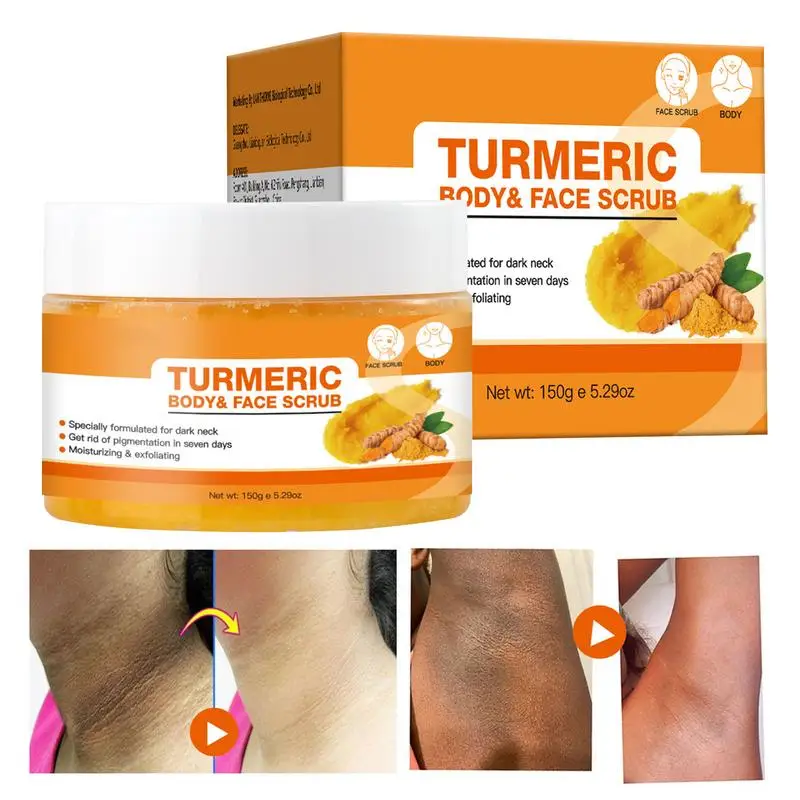 Turmeric-Scrub-Skin-Lightening-Exfoliator-Face-and-Body-Scrub-5-29oz ...