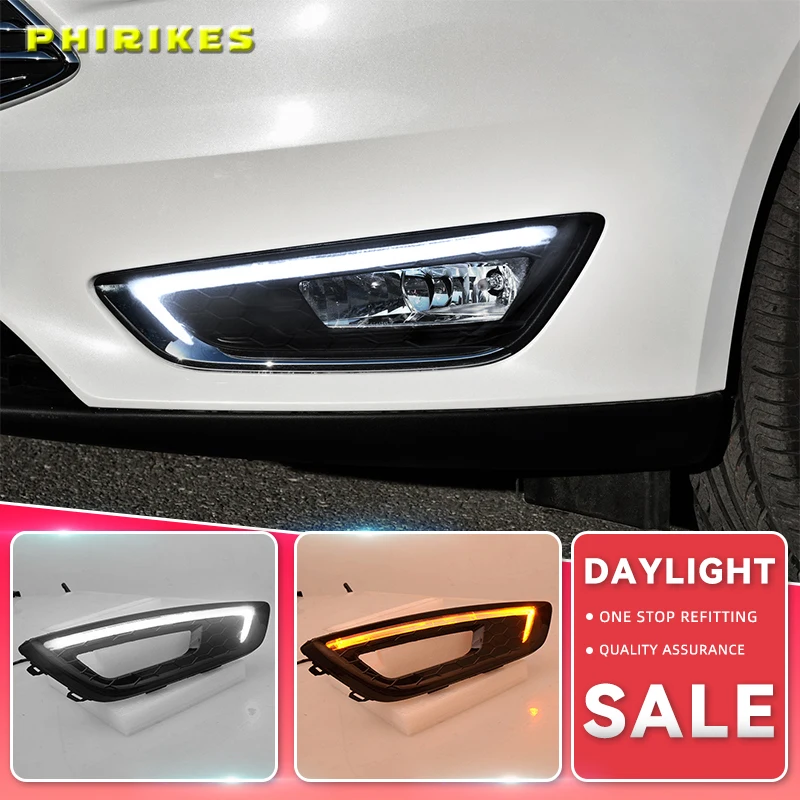 2pcs-car-styling-for-Ford-Focus-4-2015-2016-2017-2018-LED-DRL-Daytime ...