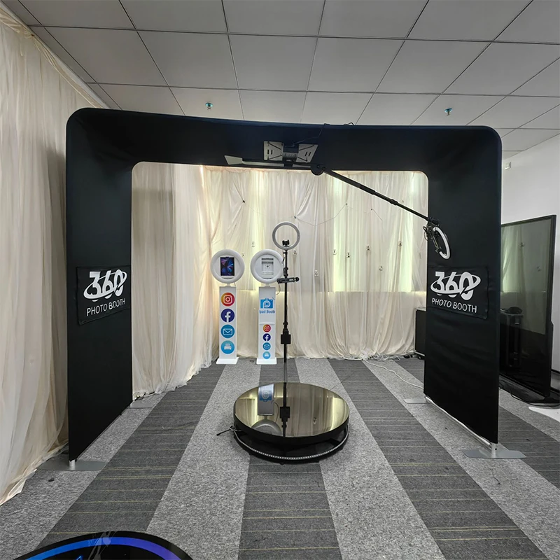 360 Photo Booth Panoramic Broadcast Equipment 360 Overhead Ring Photo ...