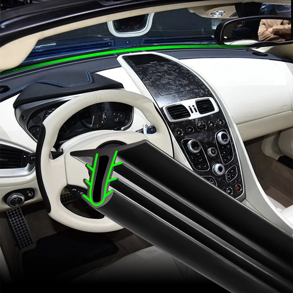 160cm-Universal-Car-Windshield-Sealant-Dashboard-Soundproof-Rubber-Seal ...