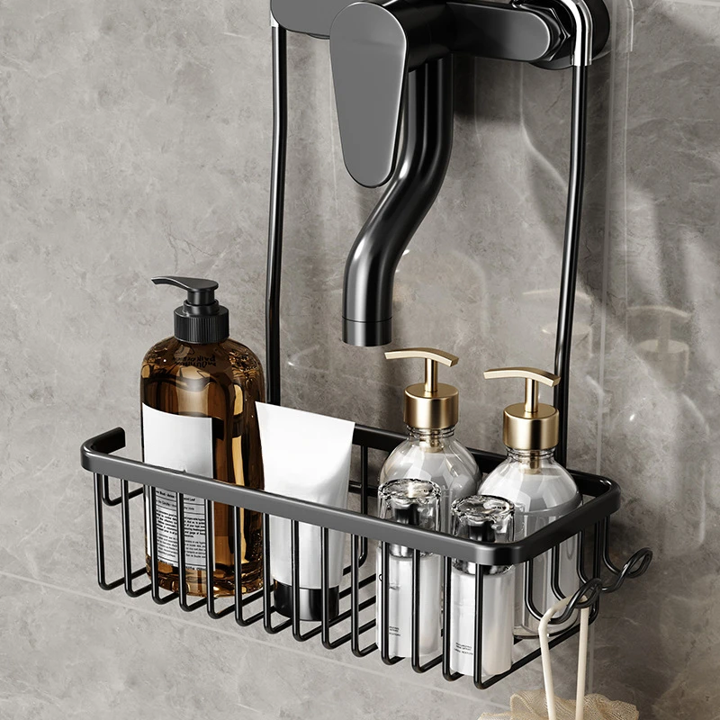 Convenient-Toilet-Shower-Rack-with-No-Drilling-Installation-Bathroom ...