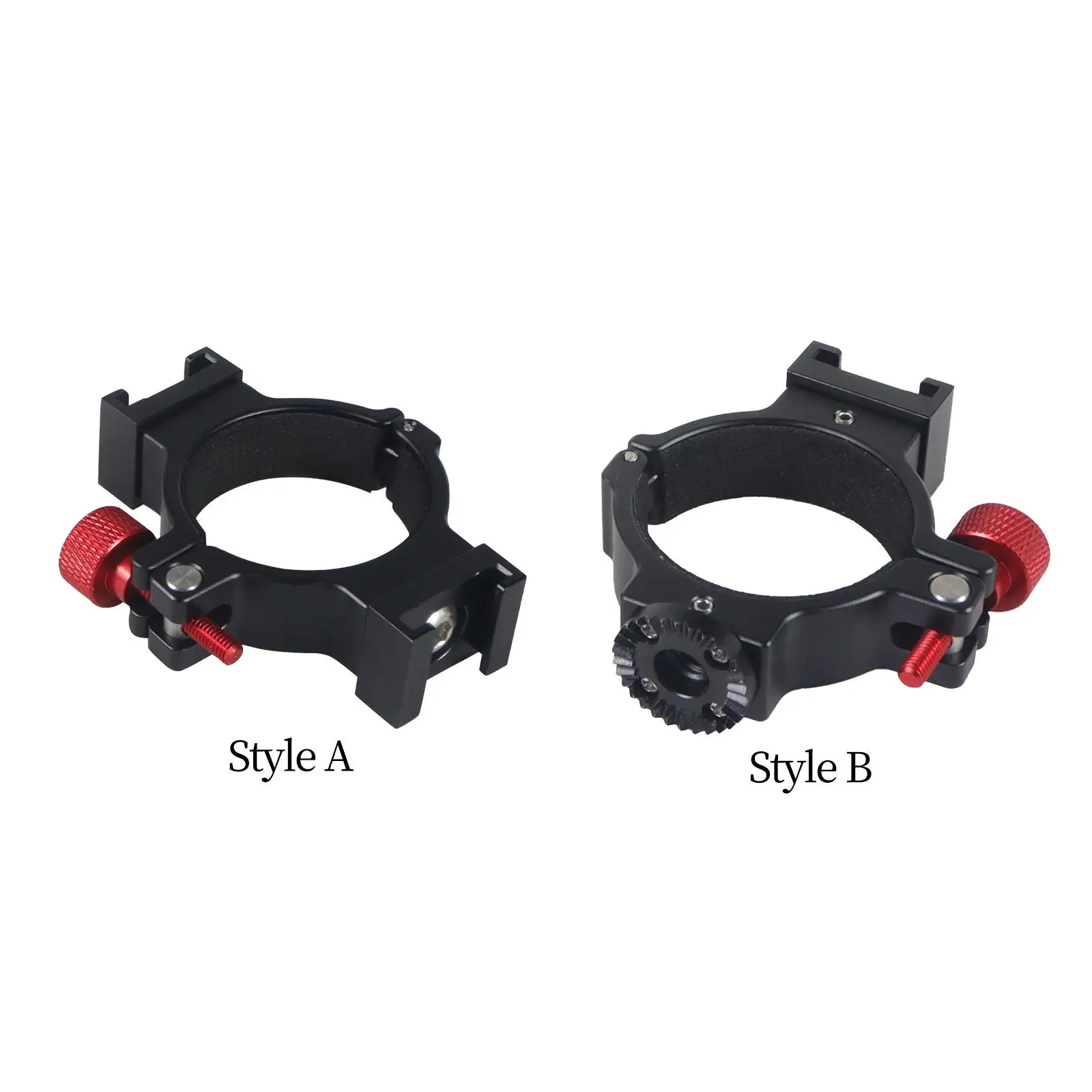 Ring Clamp Adapter 1/4" Thread Rotatable Aluminum Alloy Anti Scratch ...