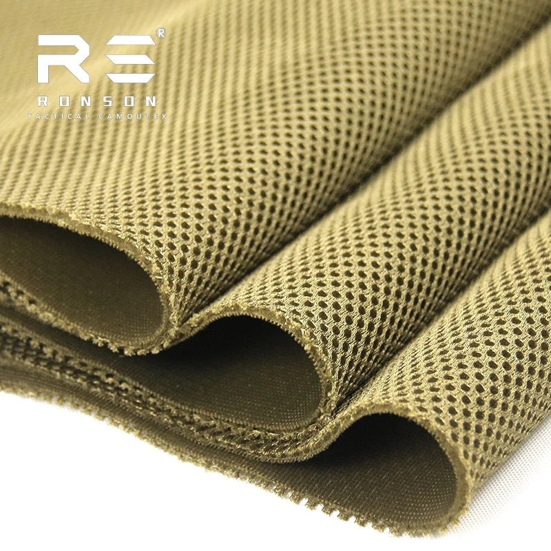 Ronson-3D-air-mesh-fabric-CB-BLACK-RG-GREEN-color-Sandwich-Polyester ...