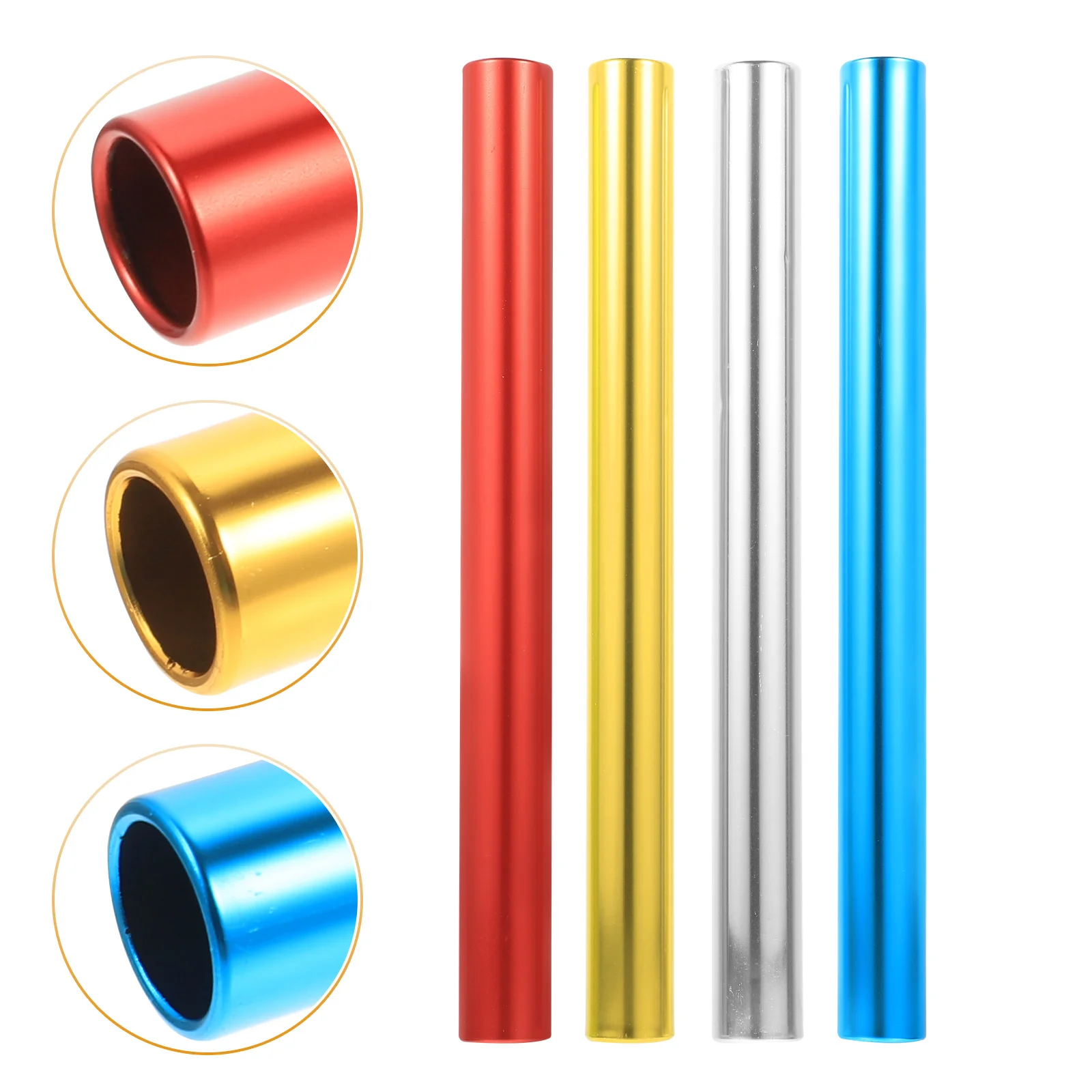 4 Pcs Competition Sticks Field Race Stick Race Kids Tool Track Field ...