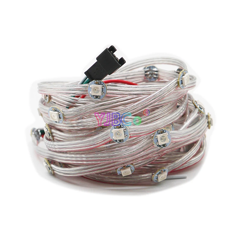 Disipador-de-calor-LED-presoldado-50-piezas-5050-RGB-DC5V-WS2811-IC ...