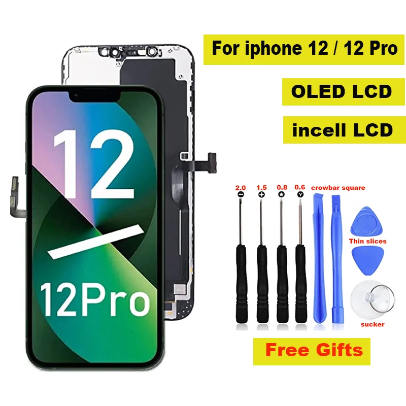 Grade AAA LCD For iPhone 12 PRO With 3D Touch Incell Replacement ...