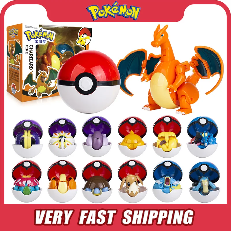 Genuine-Pokemon-Ball-Variant-Toy-Model-Pokeball-Action-Figure-Pocket ...