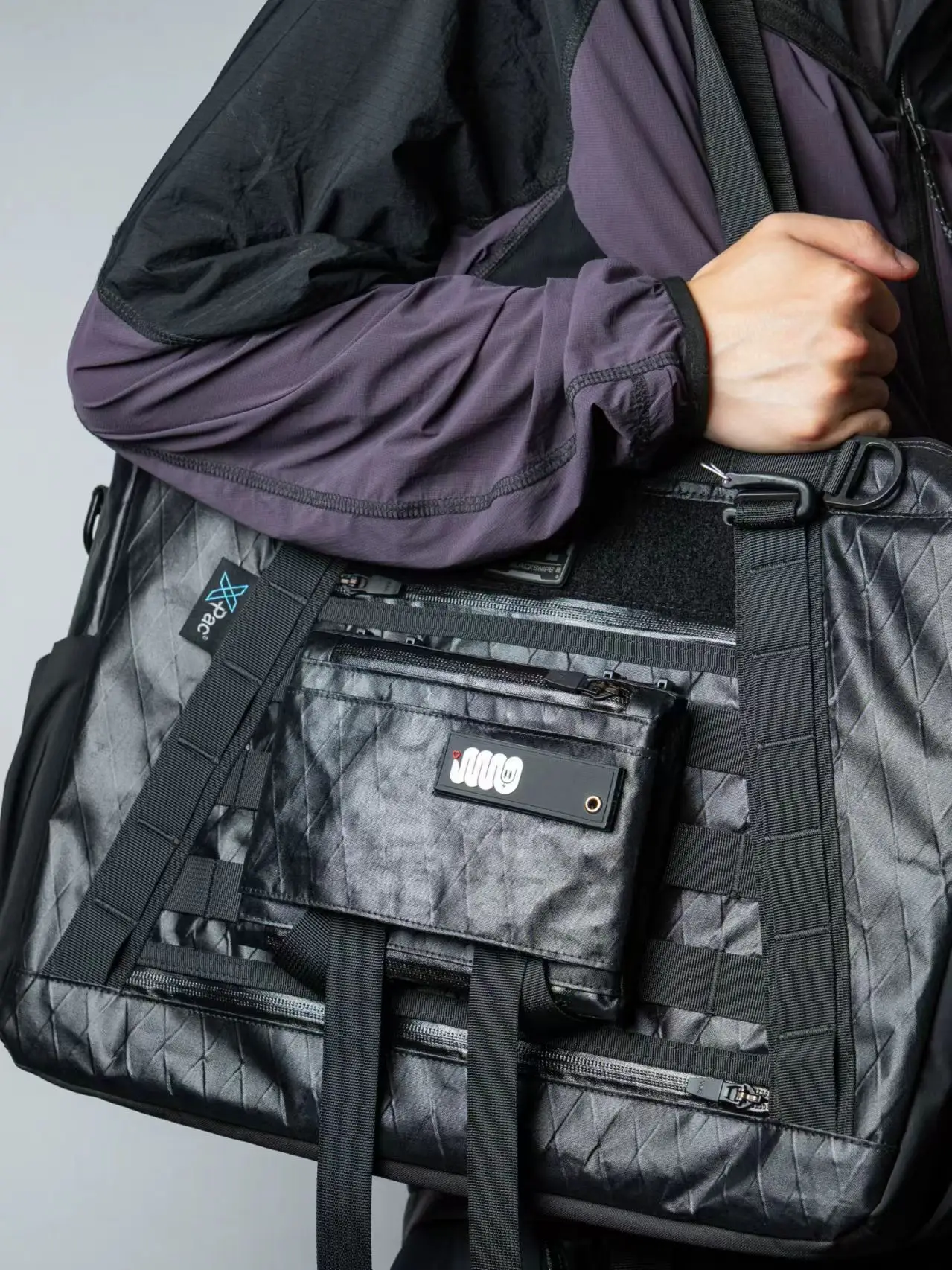 Boltboat 25ss Tecno large capacity tote bag molle patch pad techwear ...