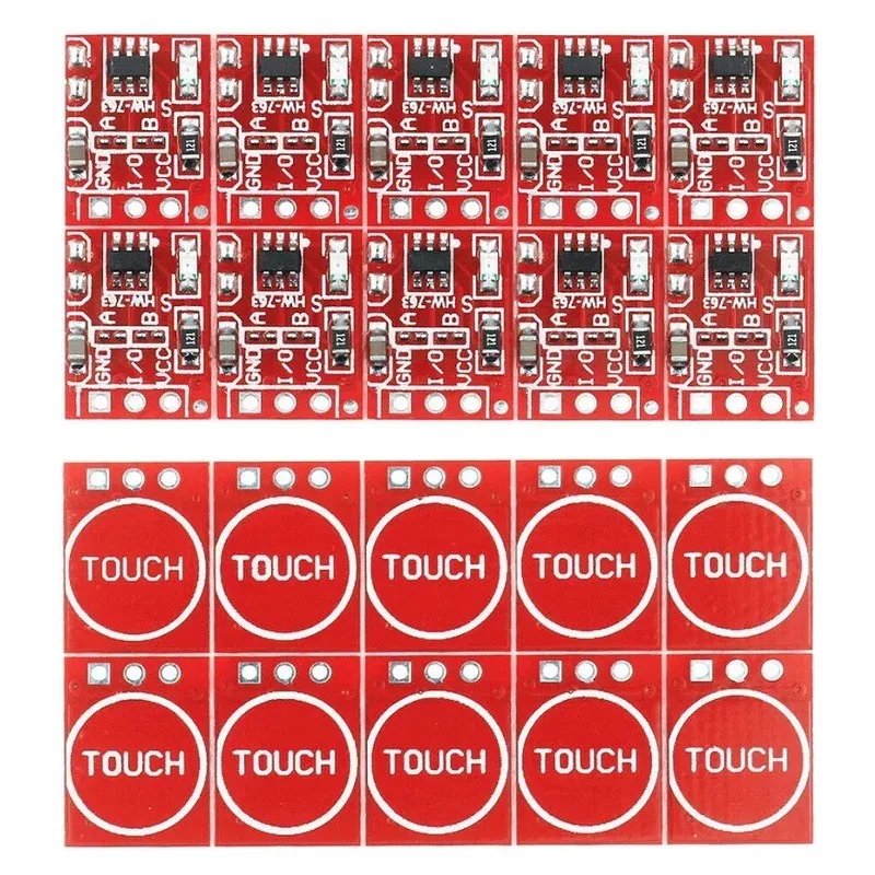 20/50/100PCS/LOT NEW TTP223 Touch Button Module Capacitor Type Single ...