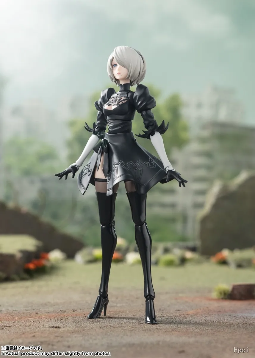 В наличии Оригинальные BANDAI S.H. Фигуртс SHF 2B Yorha No. 2 Type B ...