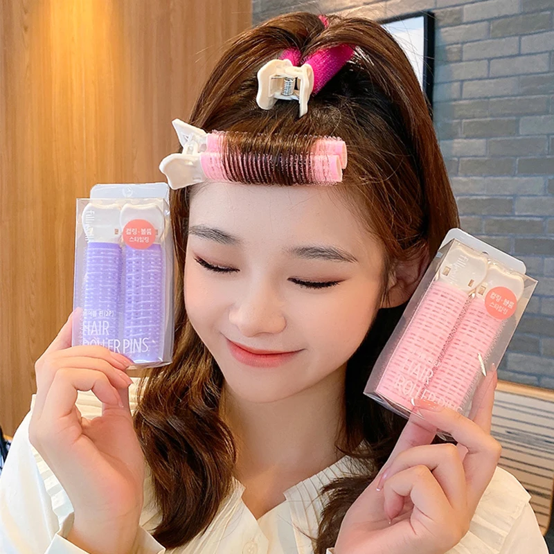 Pinzas esponjosas de raíz de pelo Natural, rodillo de pelo rizado y ...