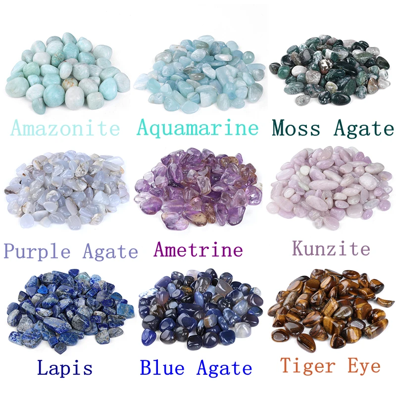 Irregular Real Gems Stone Chips No Hole Reiki Healing Quartz Crystal ...