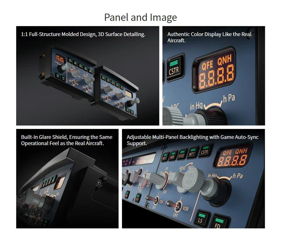 A320 EFIS-L&R with FCU Full-size EFIS Unit Flight Control Panel Flight ...