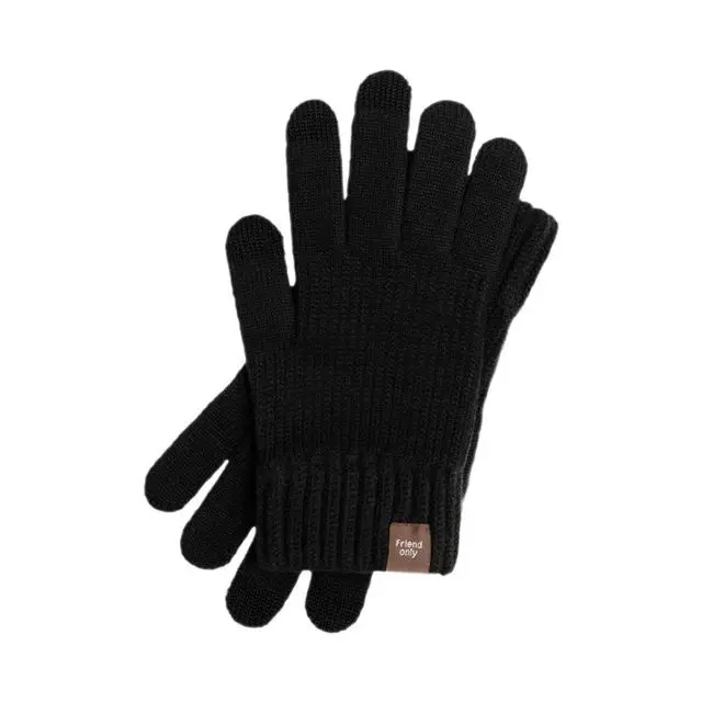 New Youpin FO Three-finger Touch Screen Warm Velvet Gloves Winter Men Knitted Gloves Thicken ...