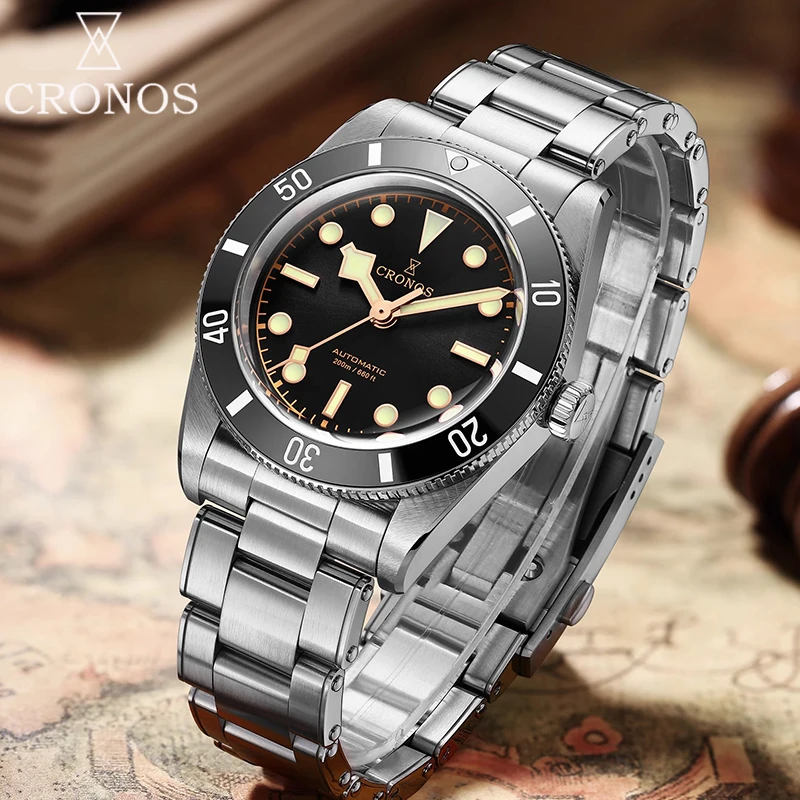 CRONOS-Rel-gio-Mergulhador-Masculino-Mergulhador-Cl-ssico-Luxury ...