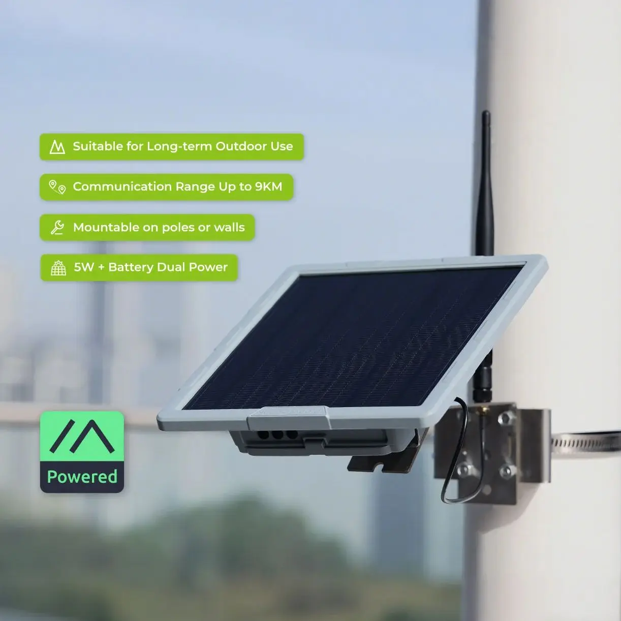 SenseCAP Meshtastic Solar Node, 5W Solar Power Mesh LoRa Node ...