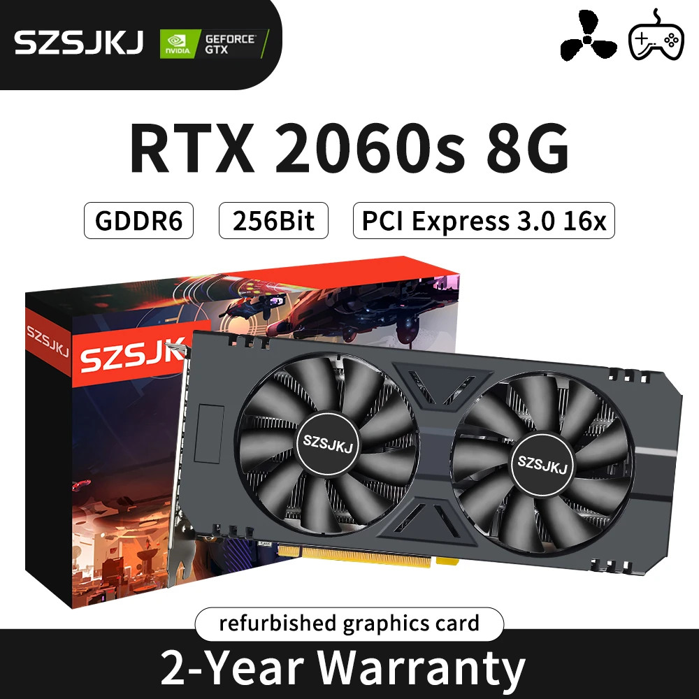Graphics Card GeForce RTX 2060 SUPER PCI Express 3.0 X16 8G 2060S 8GB ...