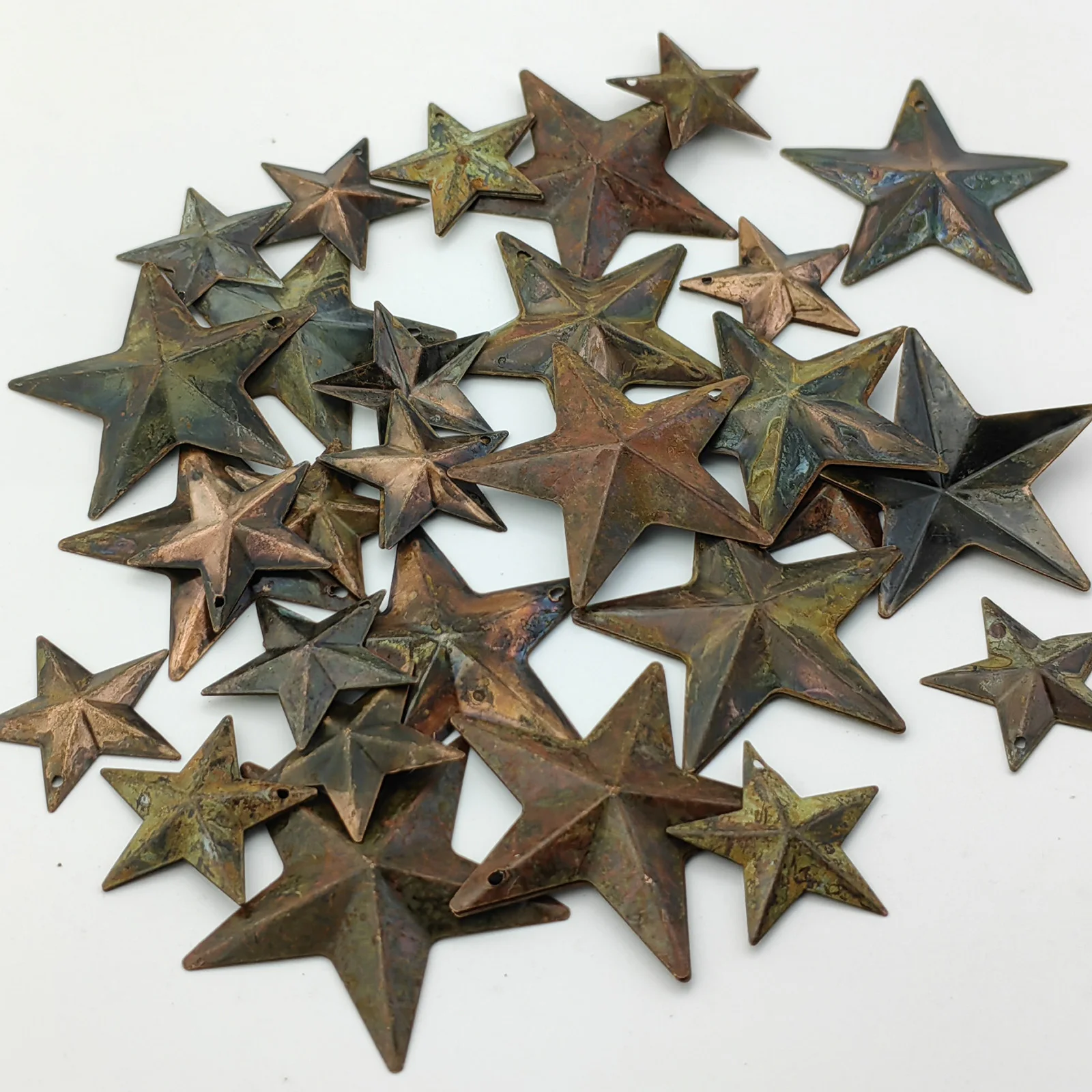 60PCS-3-5cm-Rusty-Stars-for-Crafts-Rustic-Metal-Barn-Star-Vintage-Star ...