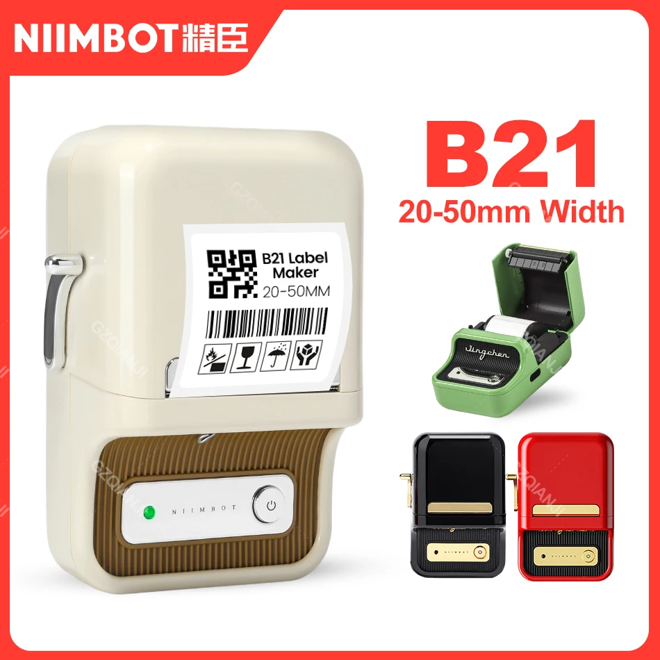 Niimbot-B21-Label-Sticker-Printer-Portable-Thermal-Wireless-Bluetooth ...