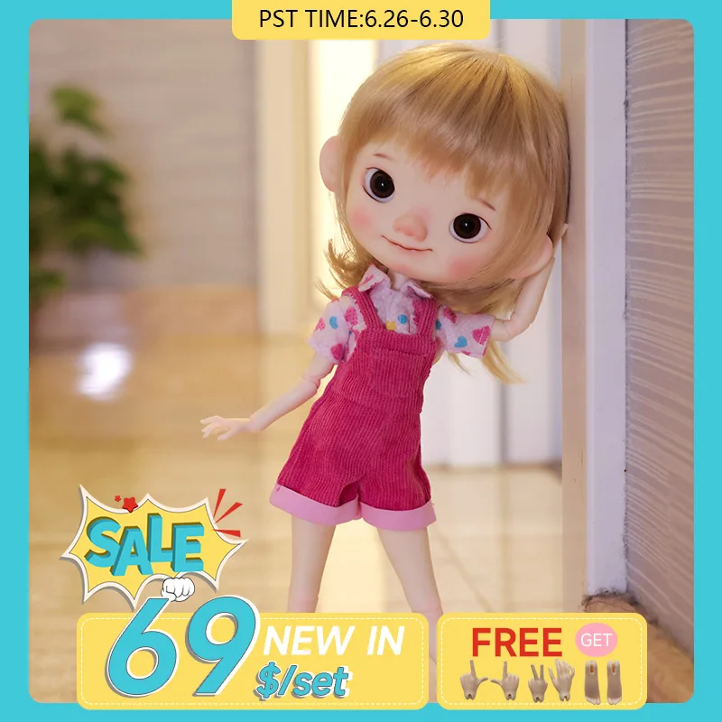 Shuga Fairy Pii 1/6 Bjd Doll Pipi Body Naughty Child Big Head And Small ...