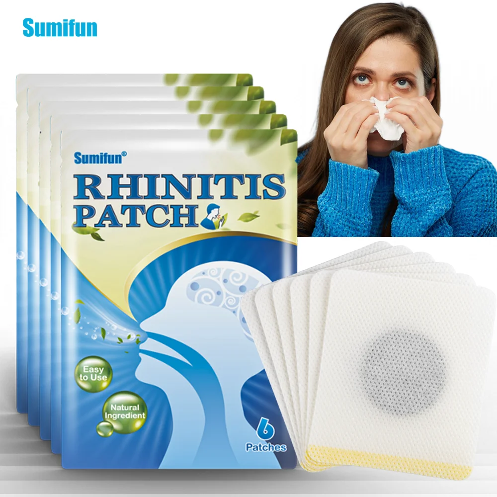 6-30Pcs-Sumifun-Rhinitis-Patch-Treat-Nasal-Obstruction-Cold-Cough ...