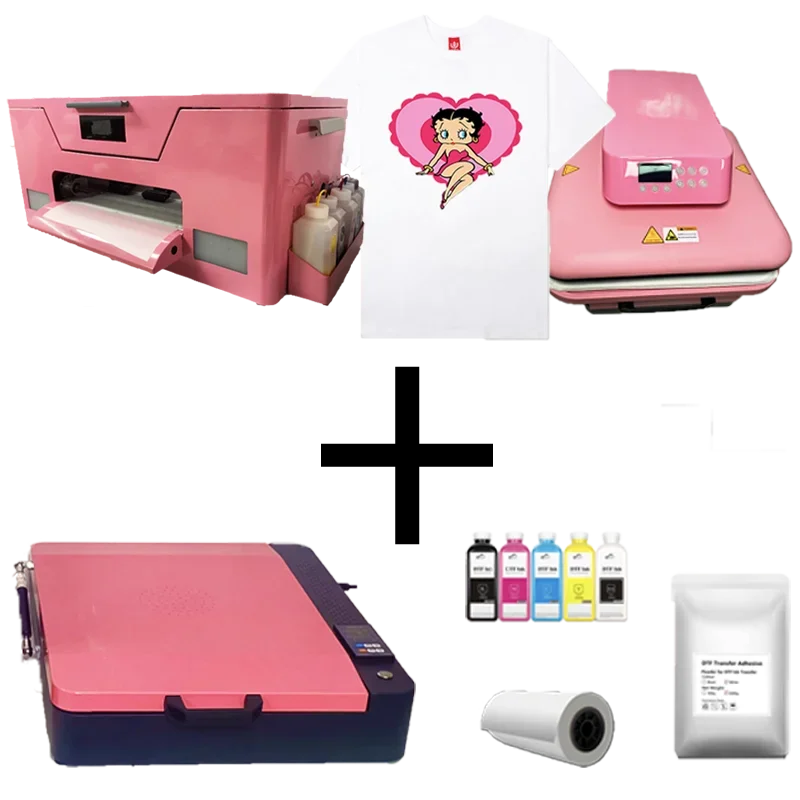 Kit-Rosa-XP600-DTF-para-impresora-pel-cula-Pet-de-transferencia-de ...