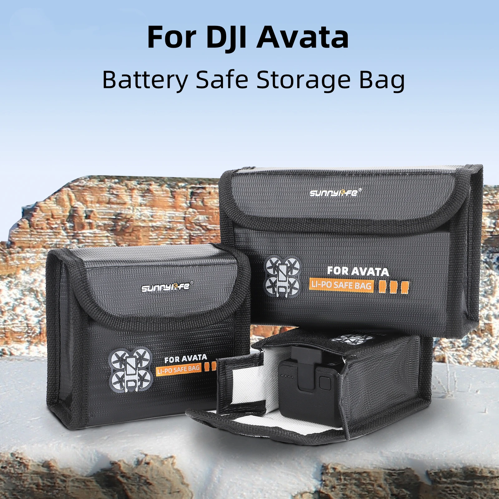 For-DJI-Avata-Battery-Explosion-proof-Bag-Safe-Fireproof-Protective ...