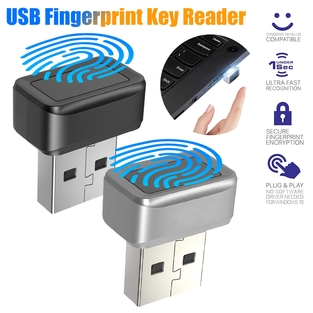USB-Fingerprint-Reader-para-Windows-chave-de-seguran-a-scanner-biom ...