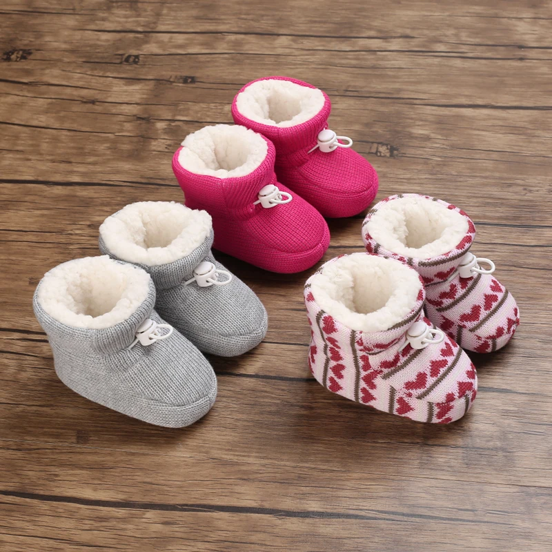 Baby Boys Girls Kawaii & Cute Warm Plush Booties, Comfortable ...