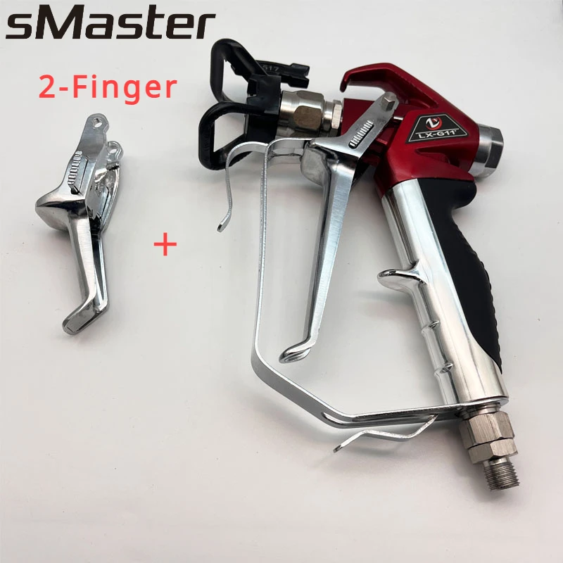 sMaster-Paint-Spray-Gun-Red-Series-High-Pressure-Airless-538020-with ...