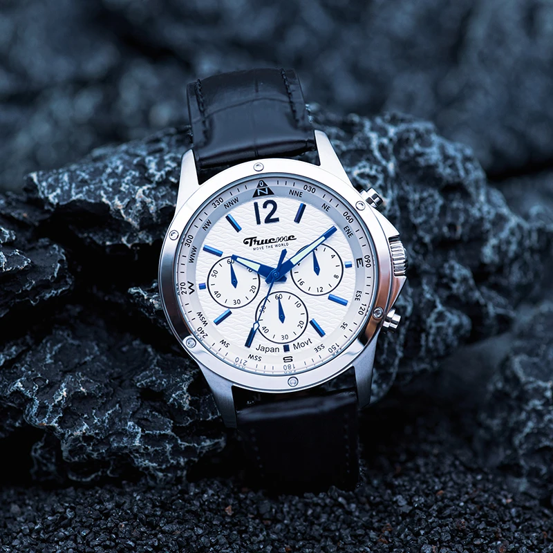 TRUCMC Men's Chronograph Watches Men Luxury Brand Quartz 50m Waterproof ...