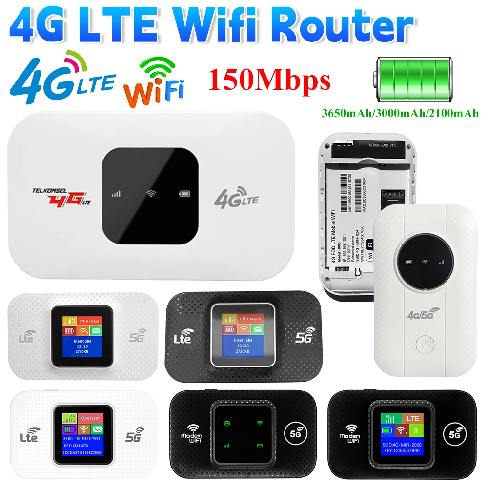 4G LTE Router WIFI Router Wireless Network Expander Sim Card Slot USB ...