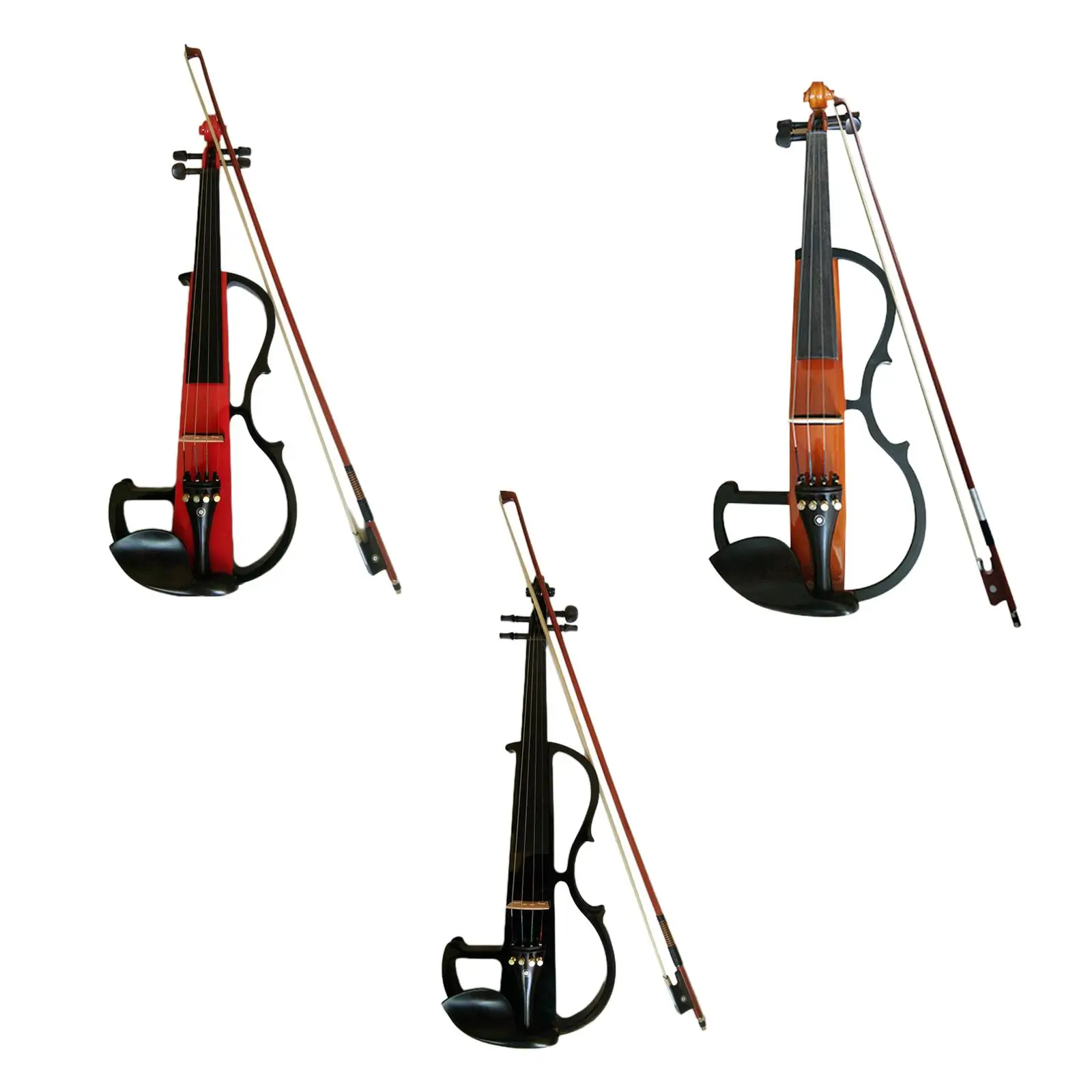 Electric-Violin-Set-Stringed-Instruments-with-Fittings-with-Carrying ...