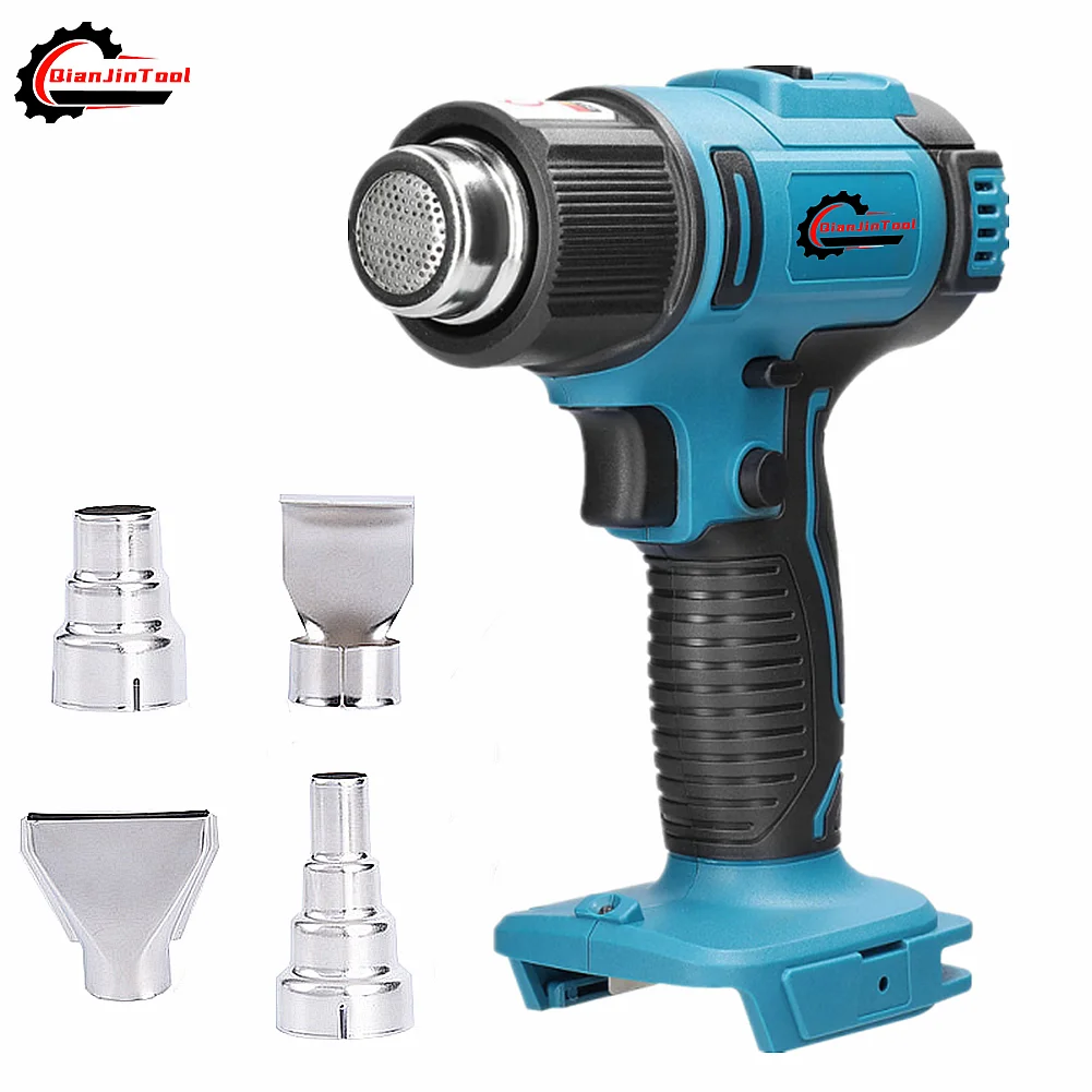 Heat Gun Cordless Hot Air Gun Temperatures Adjustable 2500W Electric ...