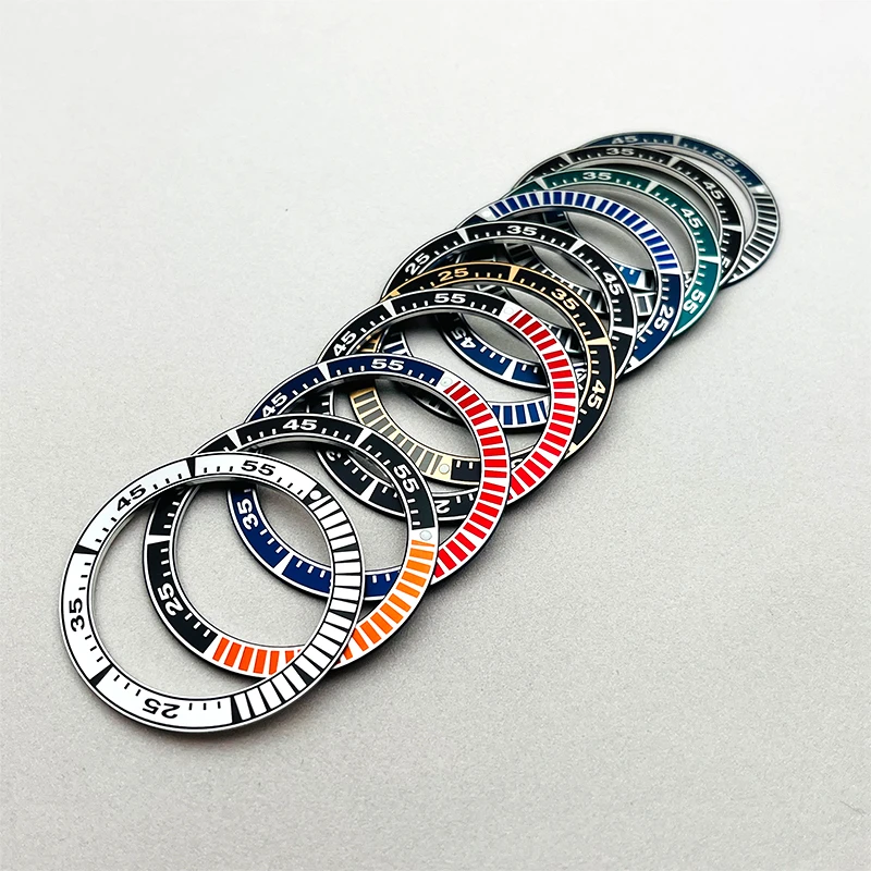 Mod 41mm Metal Watch Bezel Insert Ring Inner Diameter 32mm Fits Seiko ...