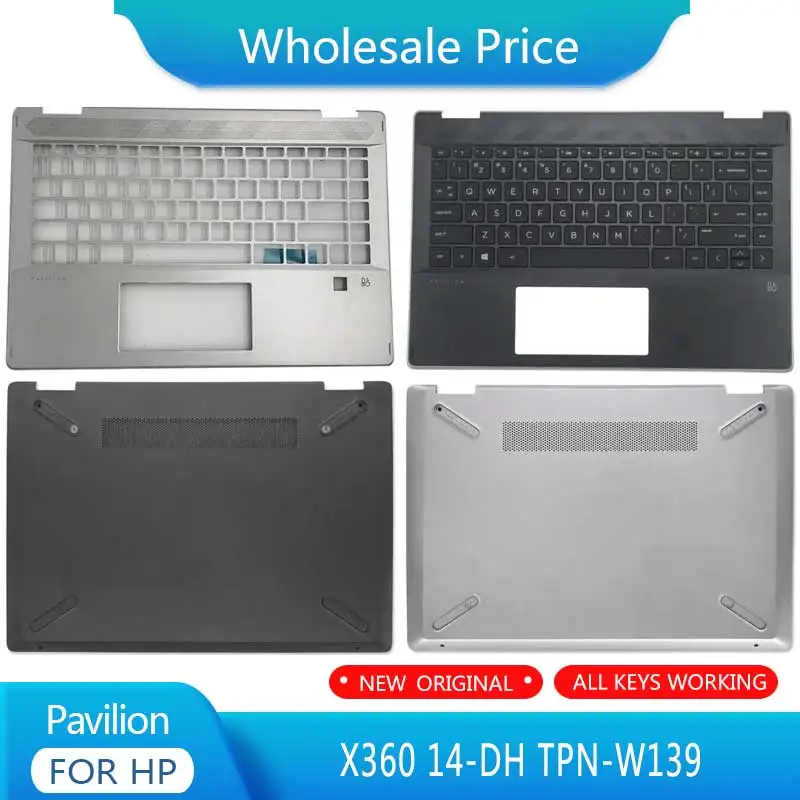 New-For-HP-Pavilion-X360-14-DH-TPN-W139-Laptop-LCD-Back-Cover-Front ...