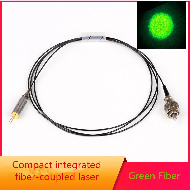 520nm 10-80mW Multimode 200um Green Fiber Coupled Laser Module APC ...